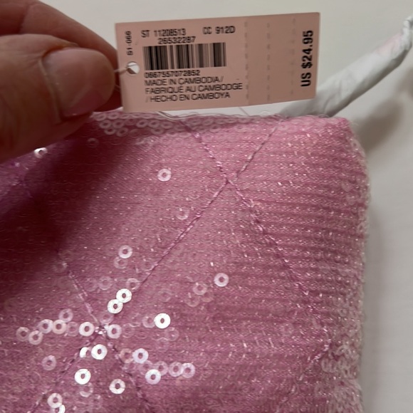 Victoria's Secret | Bags | Victorias Secret Cosmetic Bag Pink Bling ...